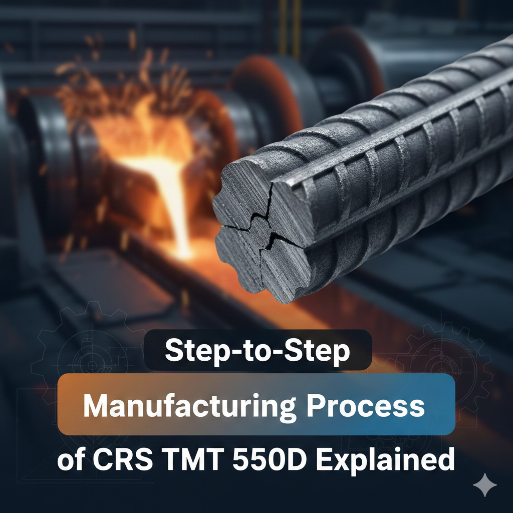 Step-by-Step Manufacturing Process of CRS TMT 550D Explained - SBF